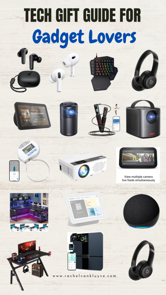Tech Gift Guide for Gadget Lovers - Rachel Van Kluyve